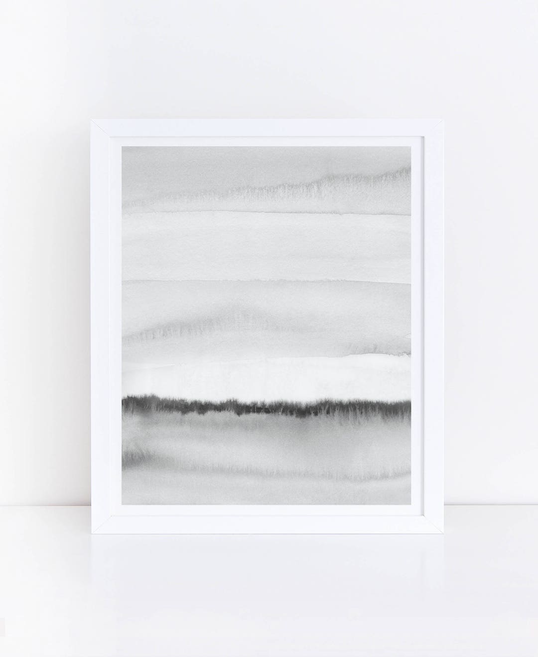 Gray Print, Abstract Printable Art, Black and White Wall Art ...