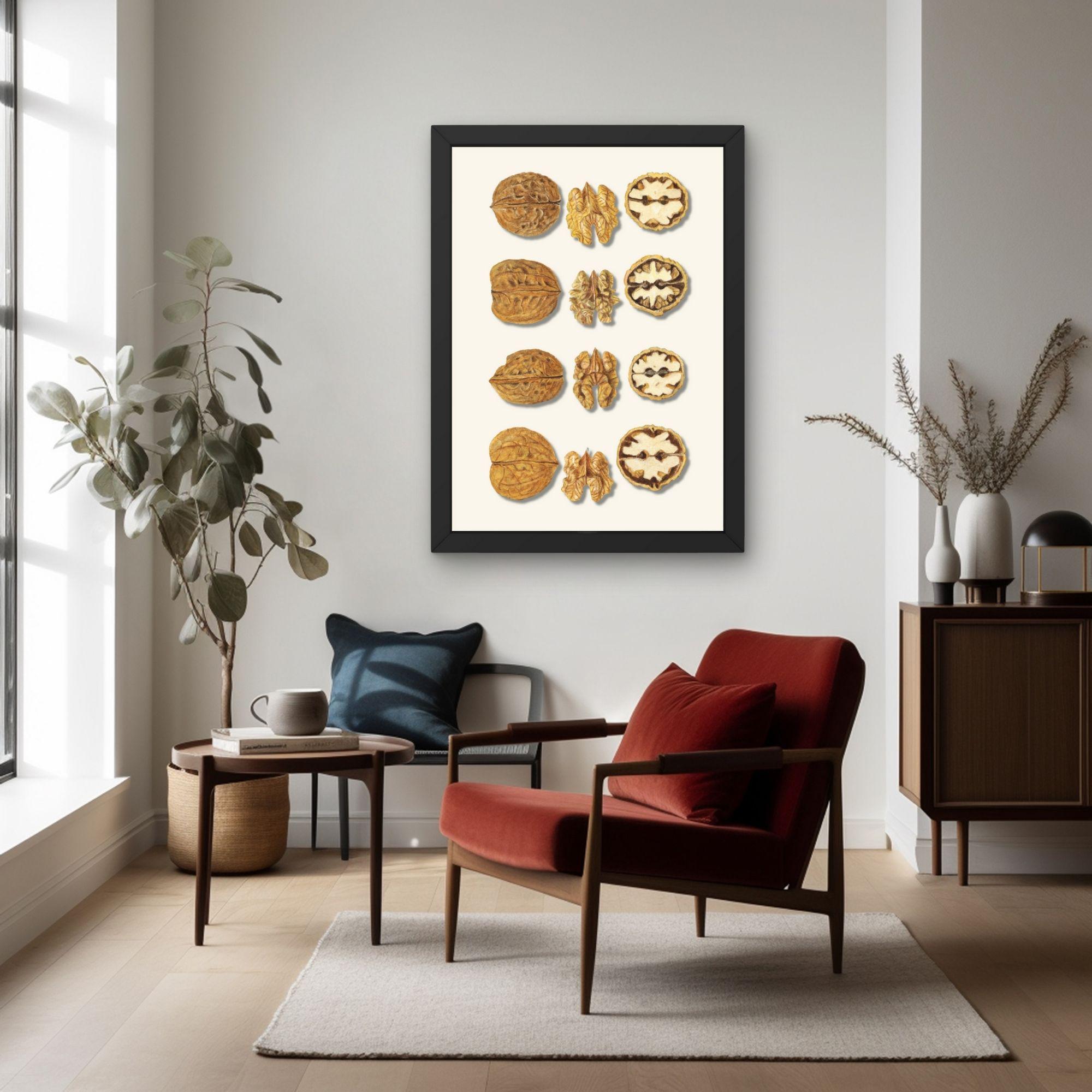 Light Academia Walnut Printable Art for Your Fall Harvest Decor. - Etsy