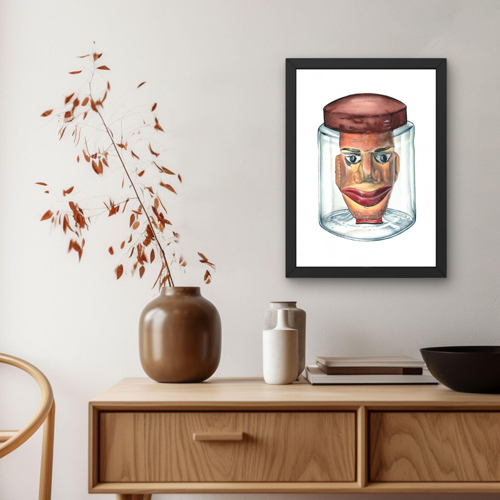 Macabre Art Print | Halloween Art Print | Unique Halloween Decor ...