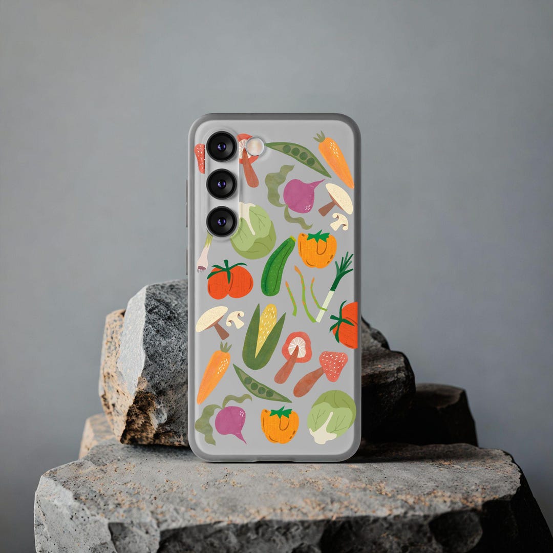Farmer's Market Veggie Phone Cases for Summer Style. Vegetable Garden ...
