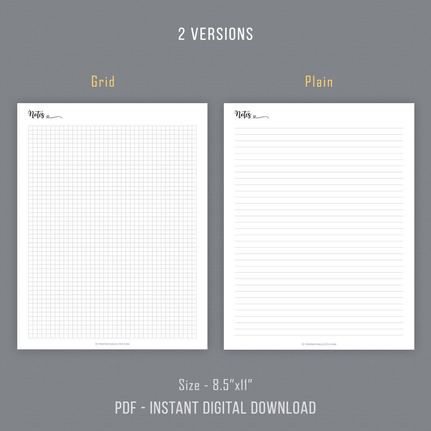 Notes Page, Notes Page, Graph Paper, Grid Notes, Notebook Pages ...