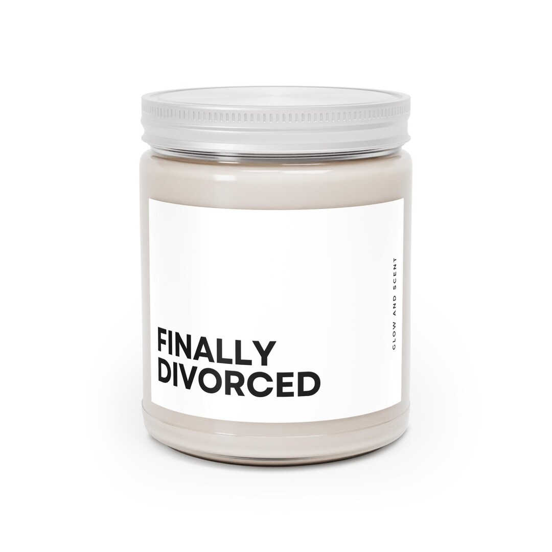 Finally Divorced Funny Candle Hilarious Gift for Newly Divorced Friend ...