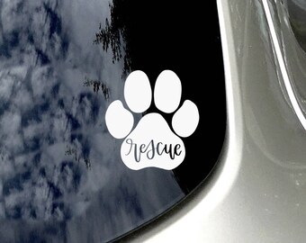 Dog car decals | Etsy