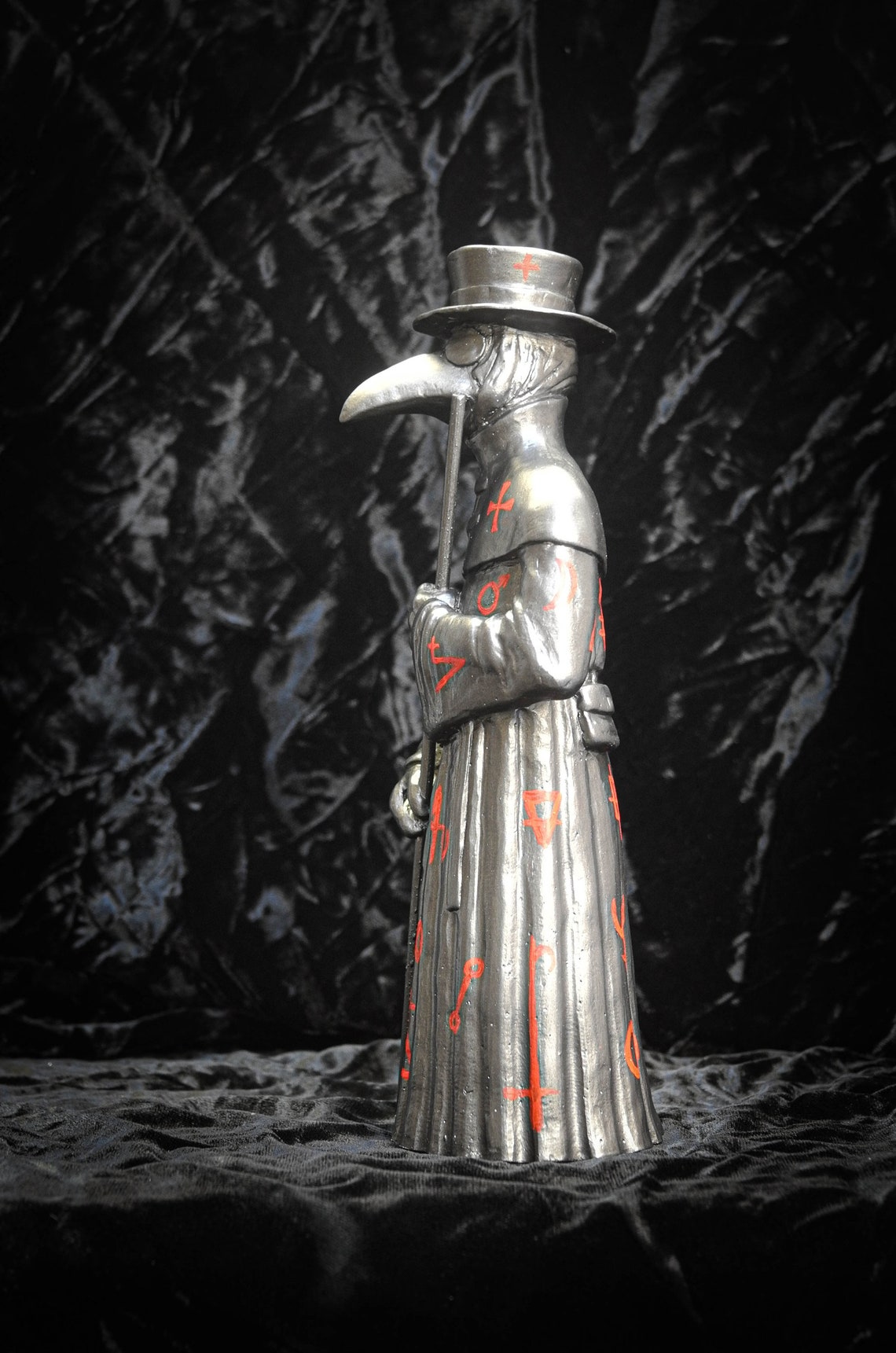Figure Plague Doctor Plague Doctor Statue Of Etsy