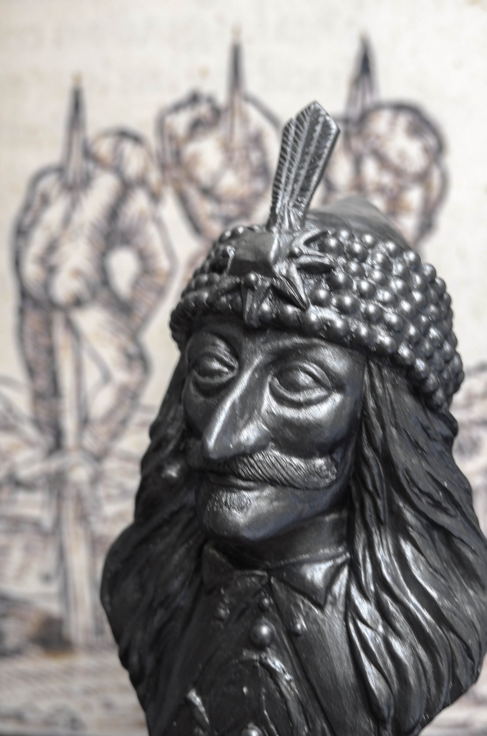 Bust Of Vlad Dracula Vlad Iii The Impaler Vlad Țepeș Etsy