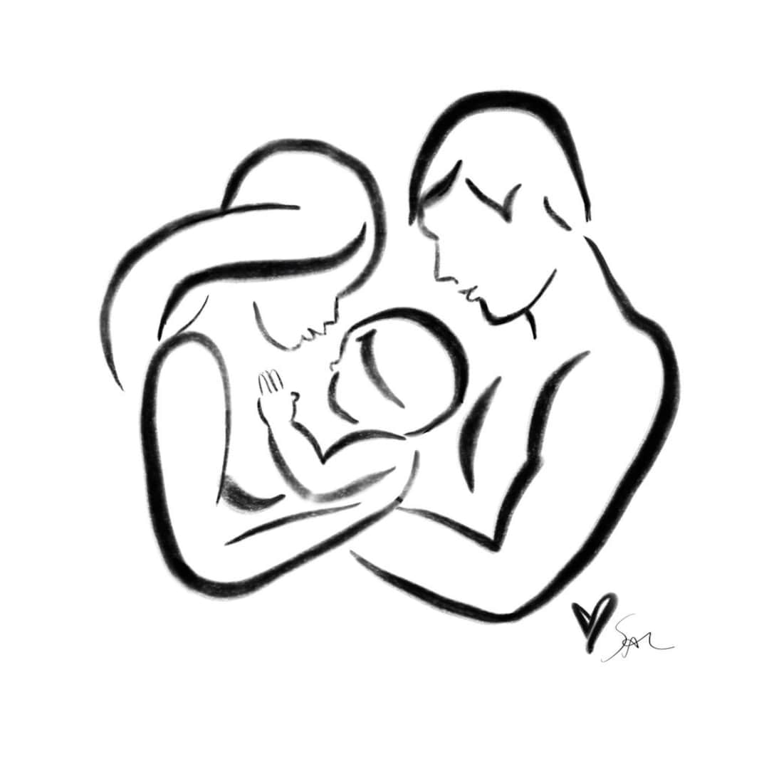 Family of Three Digital Download - Etsy