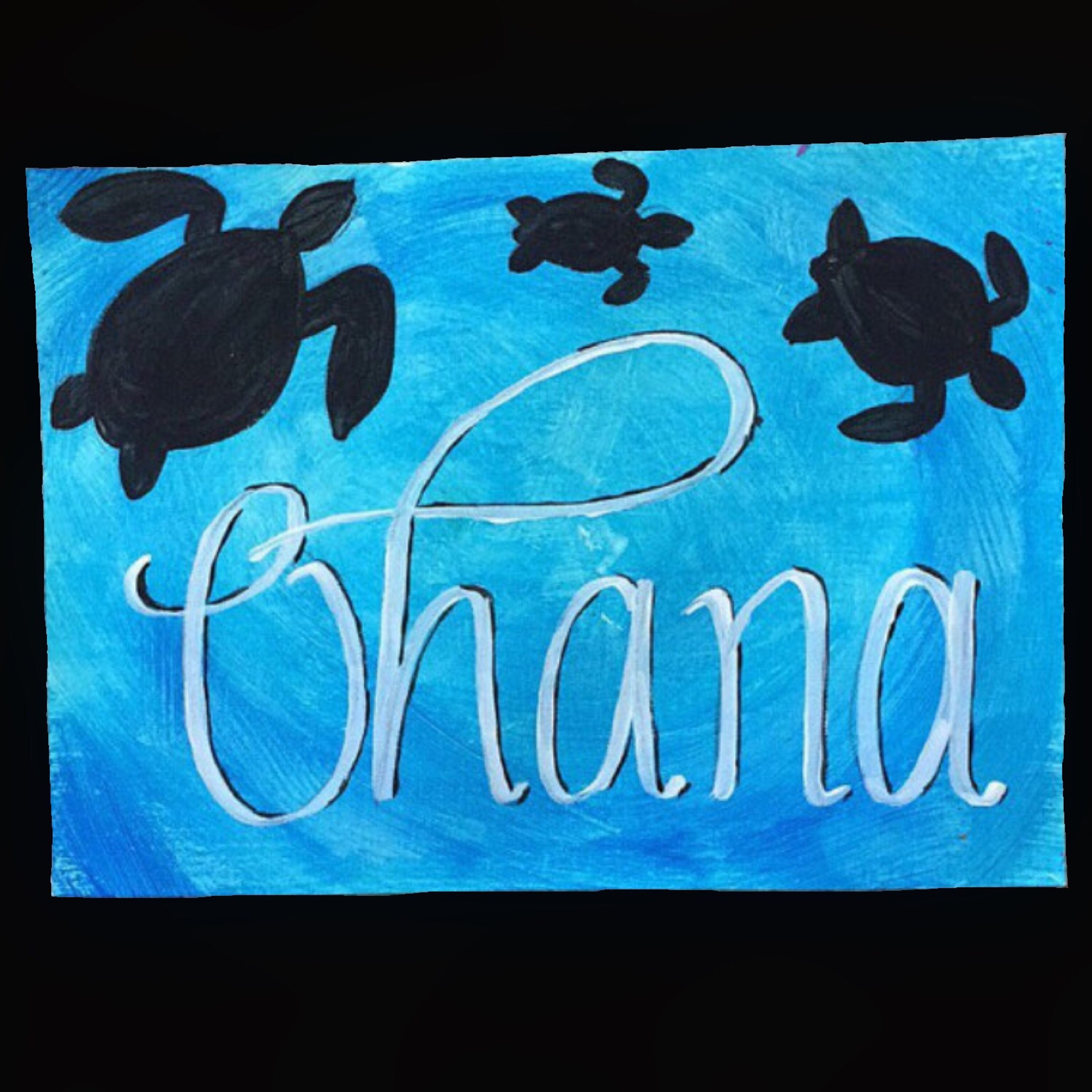 Ohana hawaiian sign hawaiian saying decor inspirational | Etsy