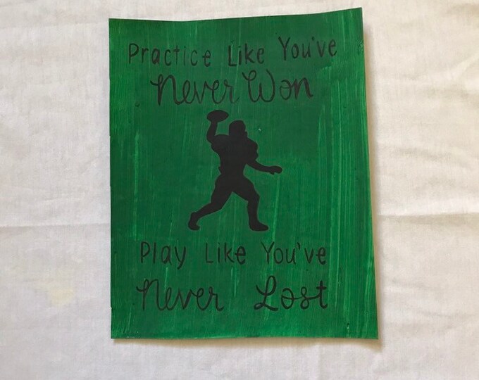 Football Sign, Football Player Sign, Football Decor, Gift for Football ...