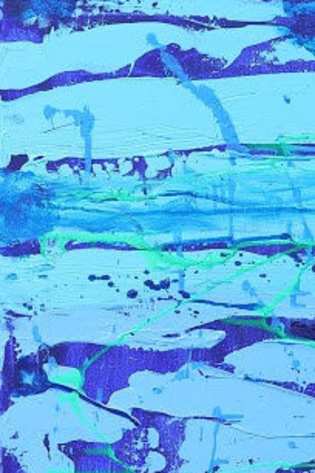 Great Gifts for Home , the Blue Series, Acrylic Paint Atmosphere ...