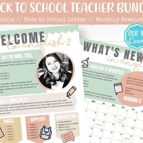 Editable Class Syllabus High School Back to School - Etsy