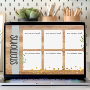 EDITABLE Slide Template | Farmhouse| Teacher Resources | Virtual ...