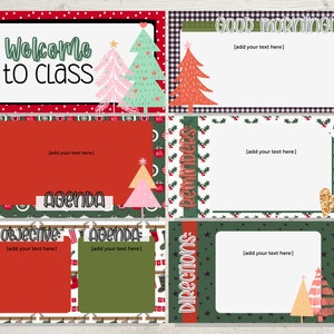 EDITABLE Christmas Slides Template | Powerpoint Template | Teacher ...
