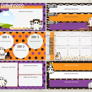 EDITABLE Halloween Classroom Slides Template | Ghost Theme | Teacher ...