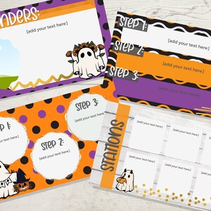 EDITABLE Halloween Classroom Slides Template | Ghost Theme | Teacher ...