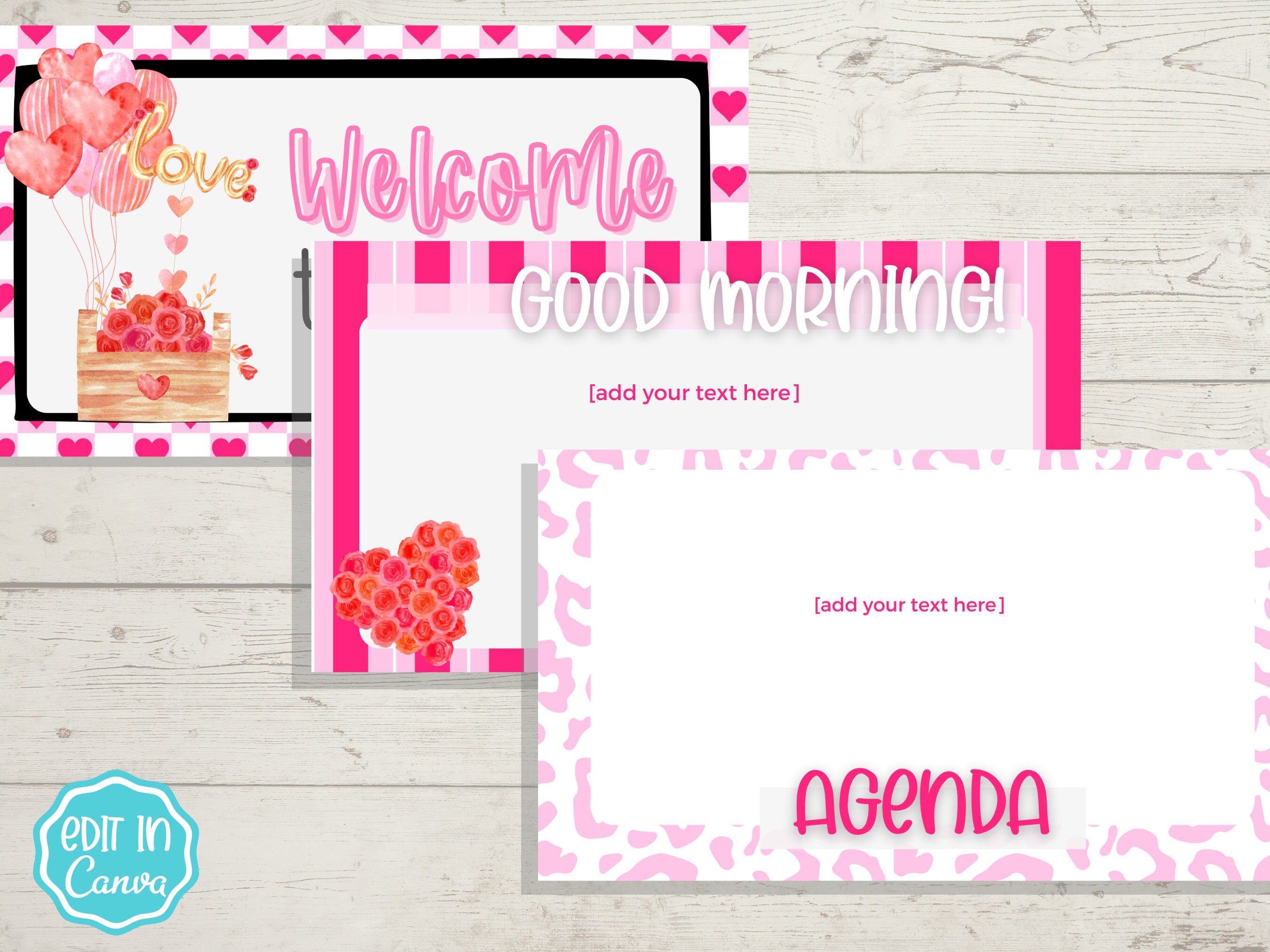 EDITABLE Valentine's Day Slides Template Teacher Classroom Slides ...
