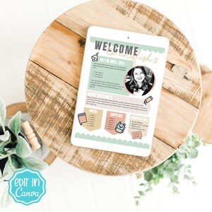 EDITABLE Welcome to Class Template | Back to School Letter | Syllabus ...