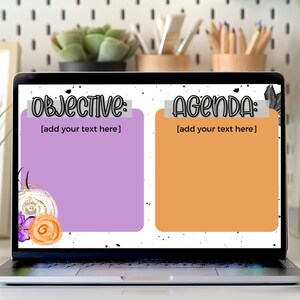 EDITABLE Classroom Slides Template | Halloween Slides | Elearning ...