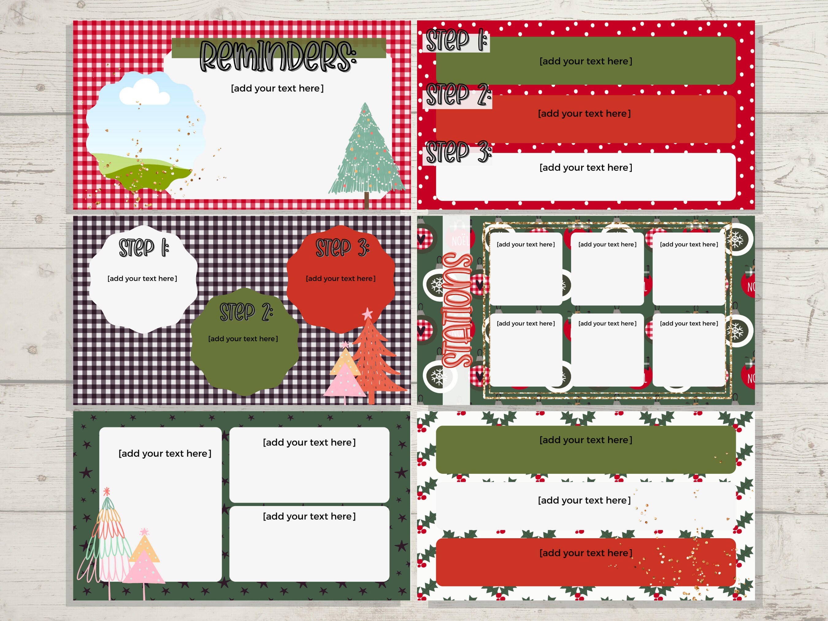 EDITABLE Christmas Slides Template | Powerpoint Template | Teacher ...