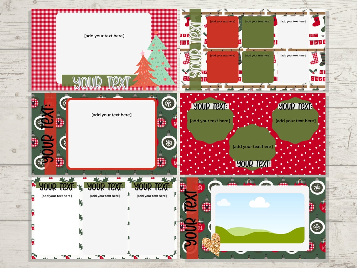 EDITABLE Christmas Slides Template Powerpoint Template Teacher ...