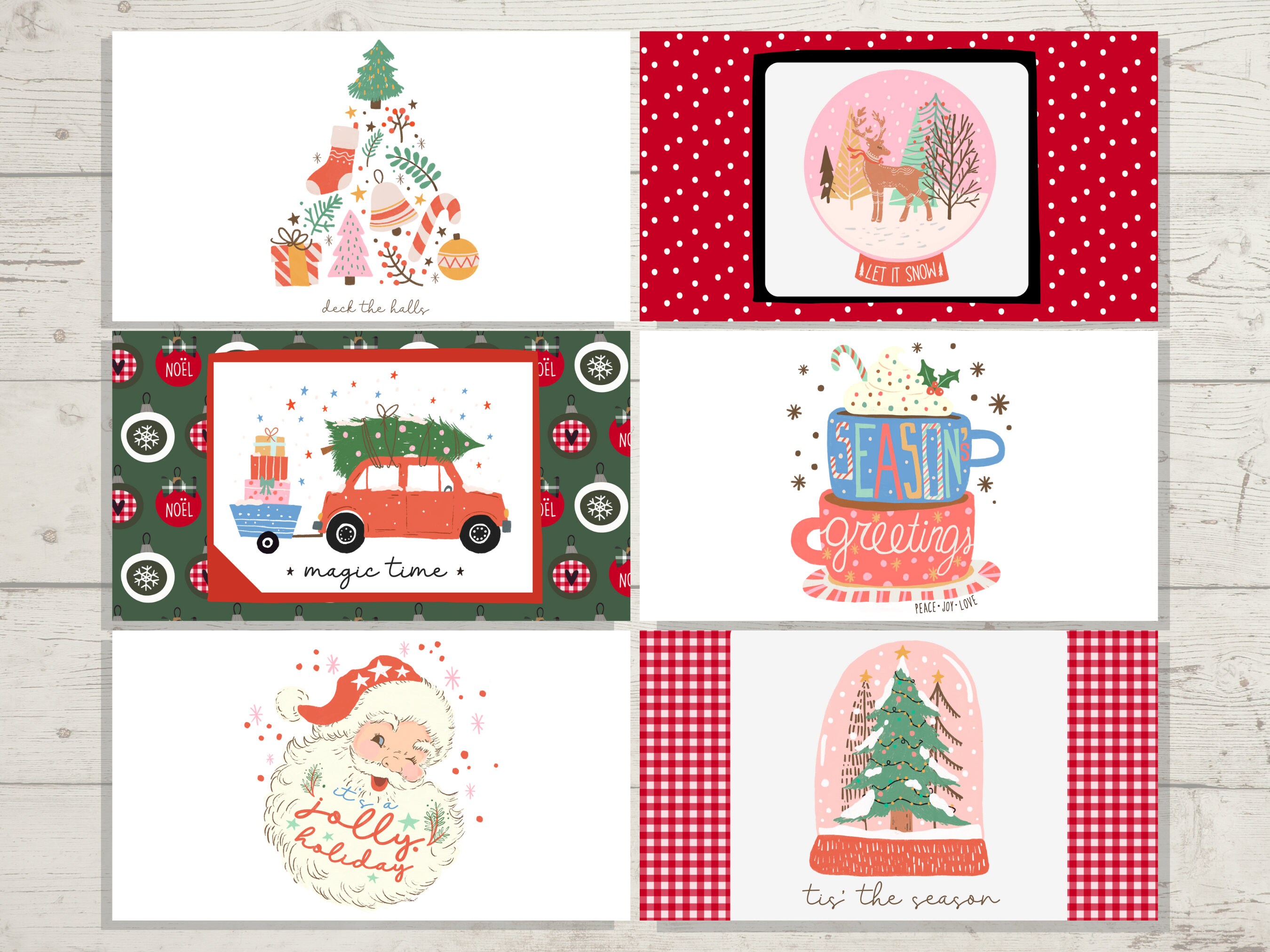 EDITABLE Christmas Slides Template Powerpoint Template Teacher ...
