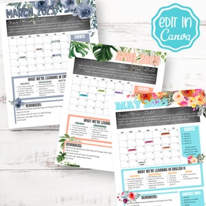 EDITABLE 2024-2025 Classroom Newsletter Template Bundle | Back to ...