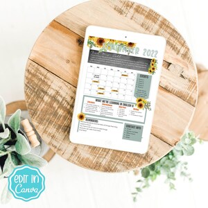 EDITABLE Class Newsletter Template September 2022 Monthly - Etsy