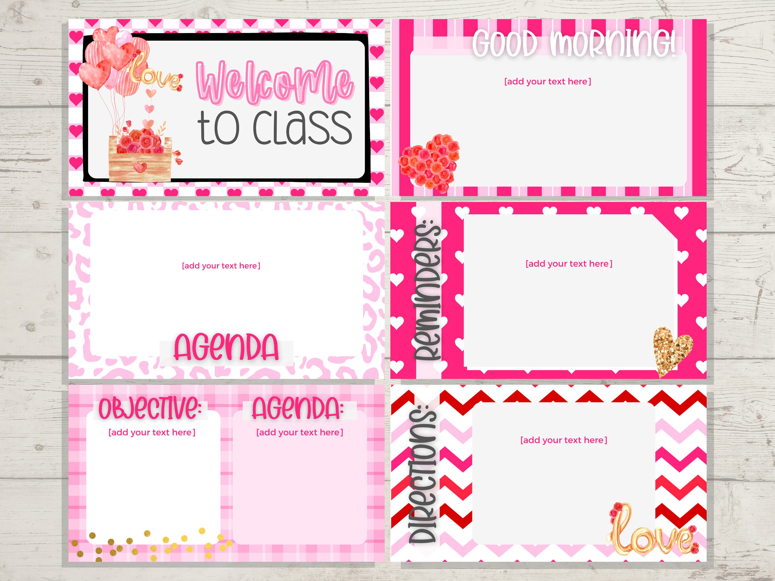 EDITABLE Valentine's Day Slides Template Teacher Classroom Slides ...