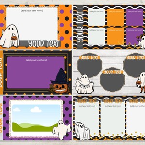 EDITABLE Halloween Classroom Slides Template | Ghost Theme | Teacher ...