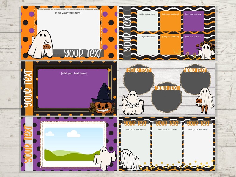EDITABLE Halloween Classroom Slides Template Ghost Theme Teacher ...