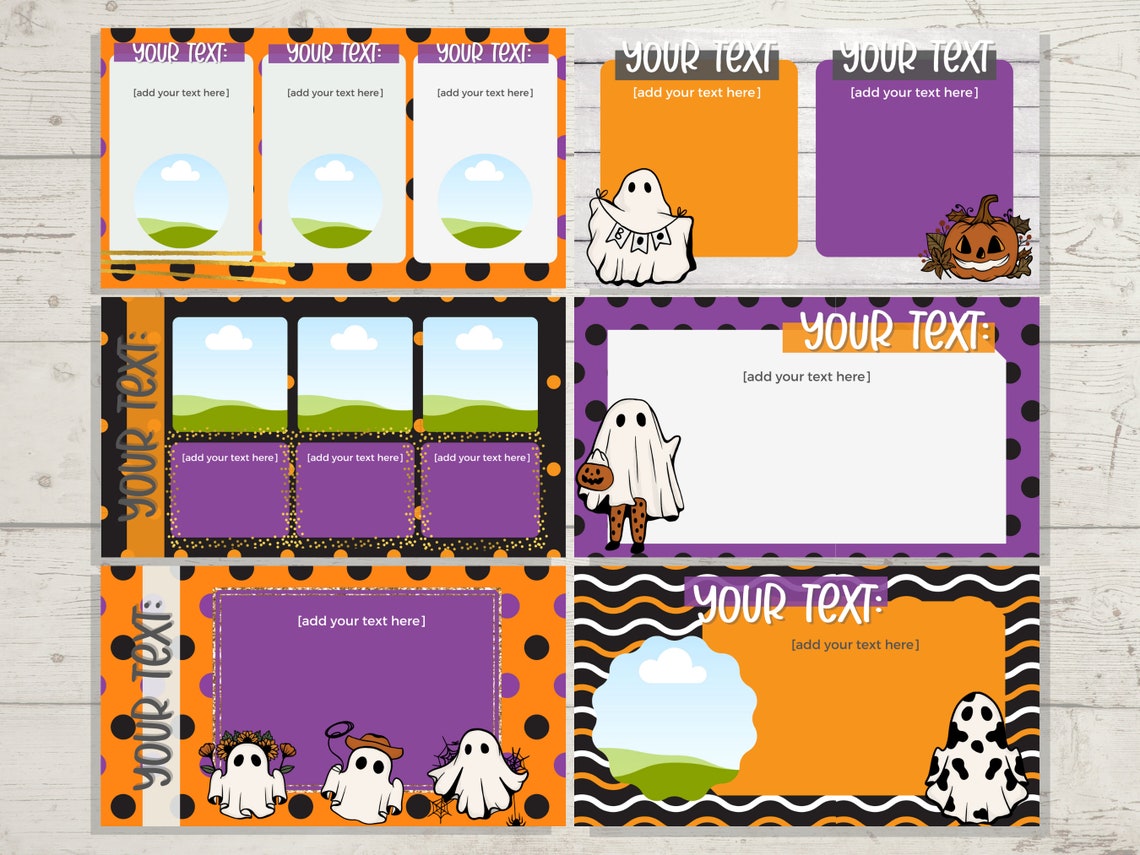 EDITABLE Halloween Classroom Slides Template Ghost Theme Teacher ...