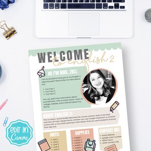 EDITABLE Meet the Teacher Template | Back to School Teacher Bundle ...