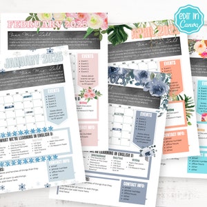 EDITABLE 2024-2025 Classroom Newsletter Template Bundle | Back to ...