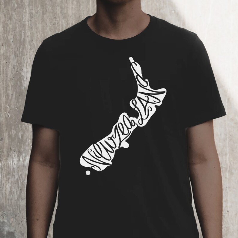 New Zealand Map Kiwi All Blacks Svg File Svg for Cricut Tattoo Digital ...