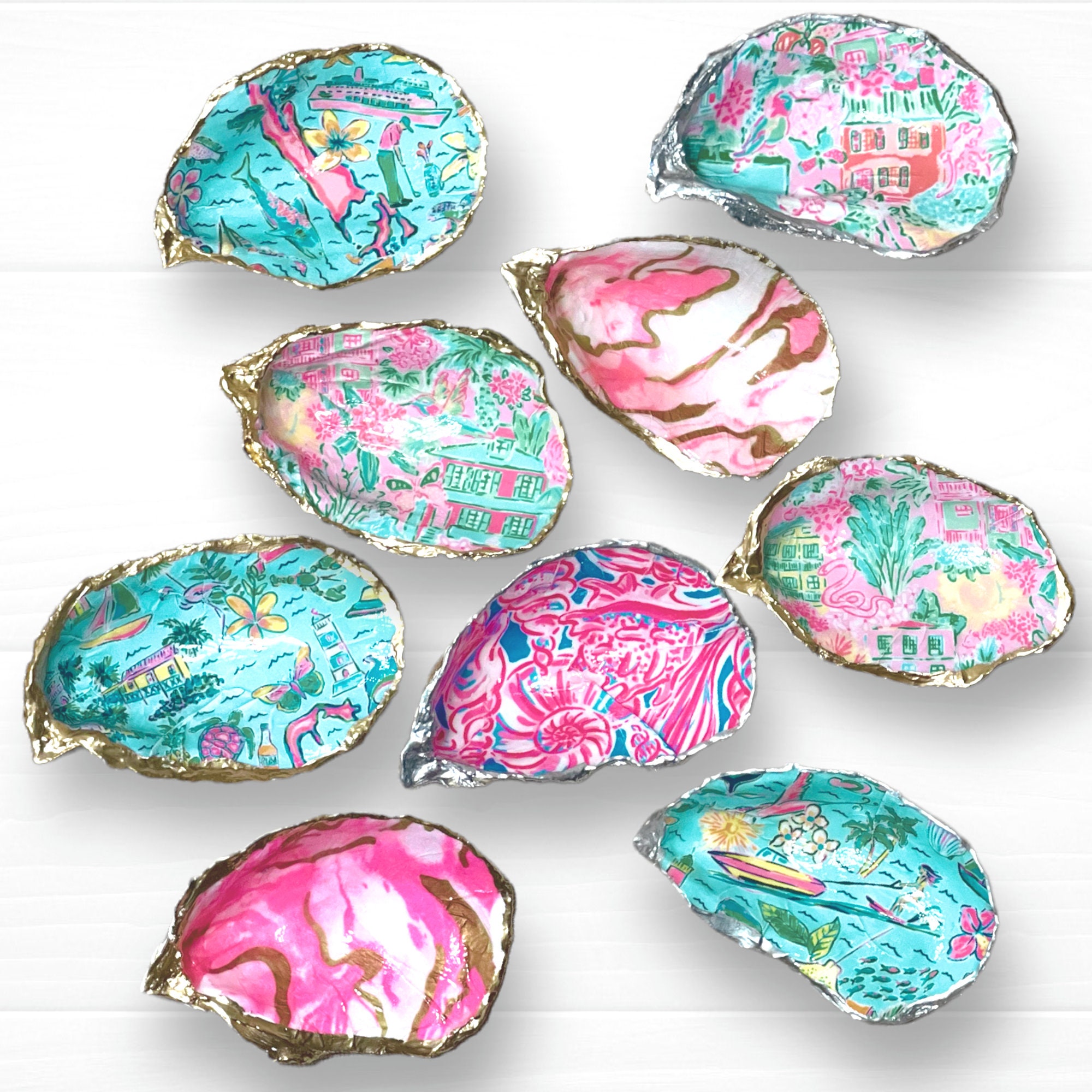 Oyster Shell Ring Dishoyster Shell Jewelry Dish Oyster Ring Dishcoastal ...