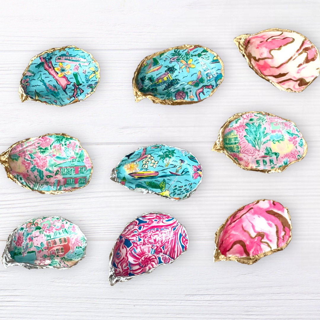 Oyster Shell Ring Dishoyster Shell Jewelry Dish Oyster Ring Dishcoastal ...