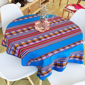 Andean Table Runner: Multicolored With Solid Background. - Etsy