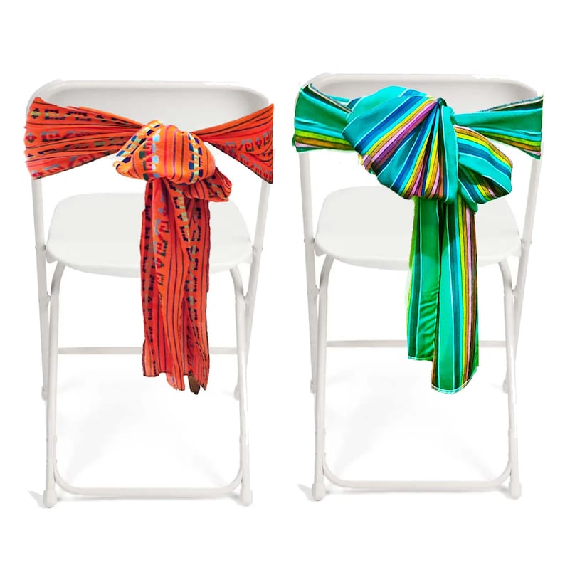 Fiesta Chair Covers 6-pack: Authentic Cambaya Mexican Party Decor - Etsy