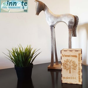 Bank DIY Recycled MDF, Gift, Unassembled Bank, Wood Project, DIY ...