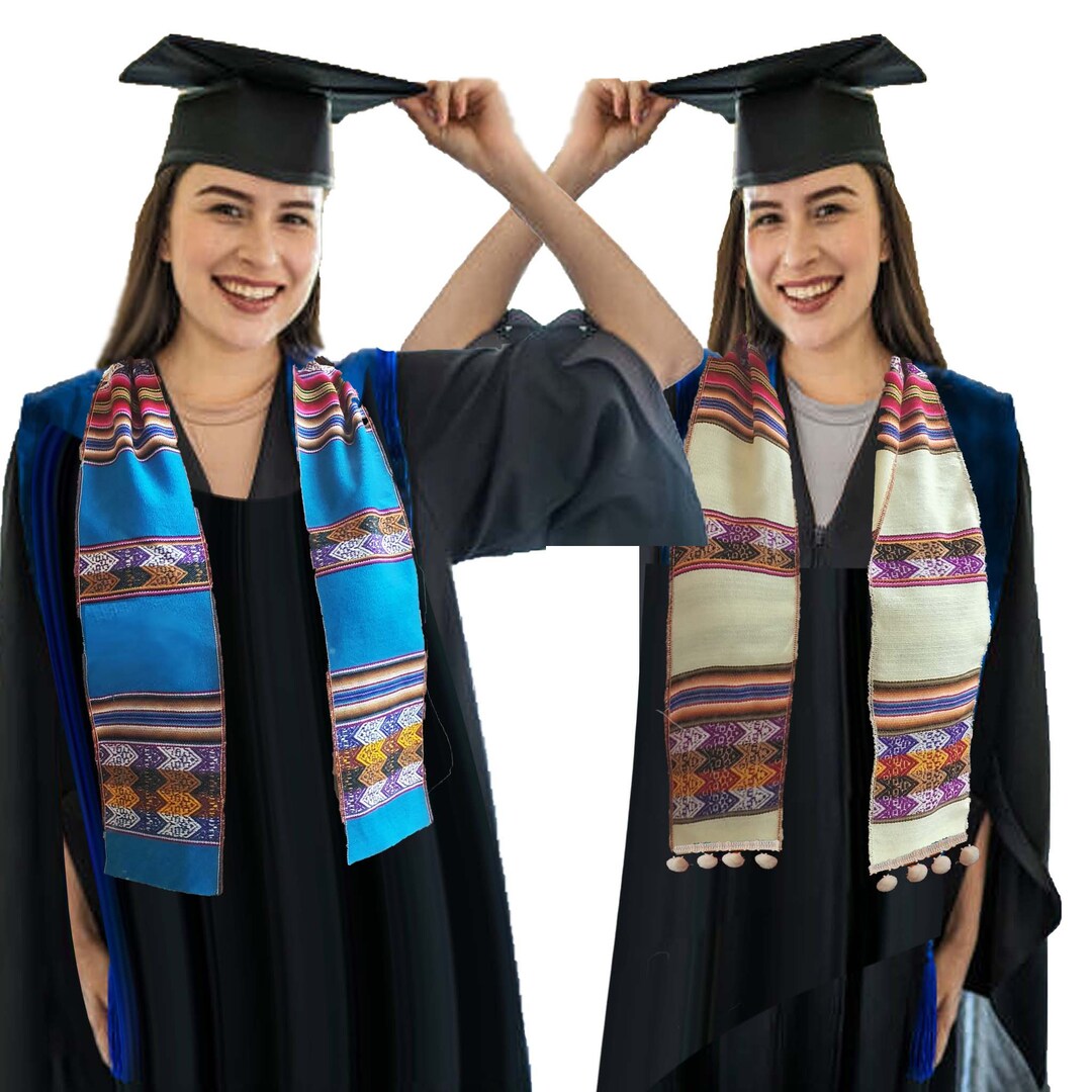 Graduation Stole: Aguayo. Peruvian Woven Textile, Ethnic Print - Etsy