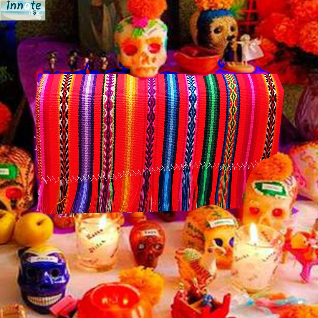 Ofrenda Cempasuchil Table Runner,altar, Dia Muertos - Etsy