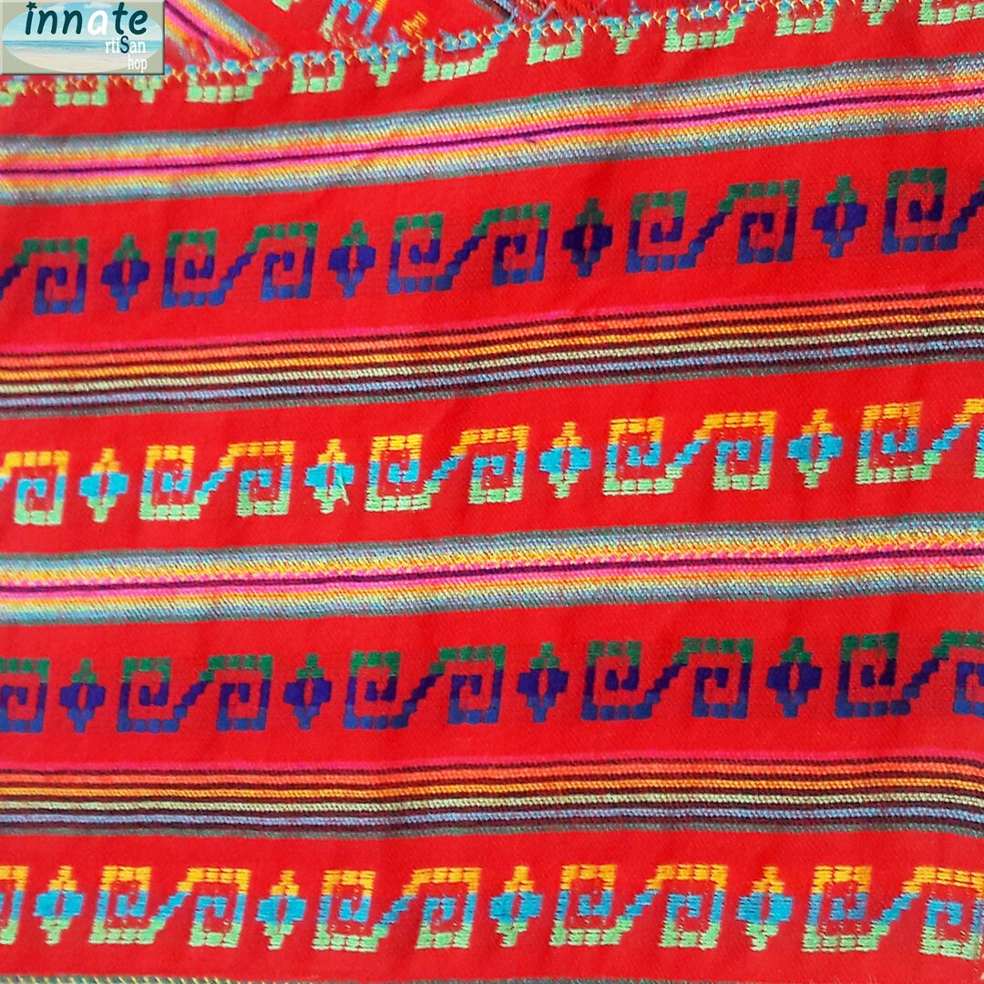 Mexican Woven, by Yard, Aztec Print, Fabric, Ethnic, Artisan - Etsy