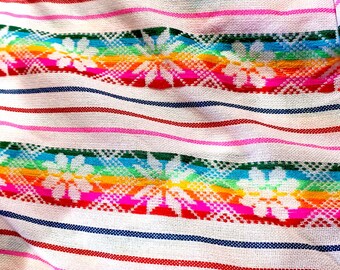 Mexican Embroidered Fabric - Etsy