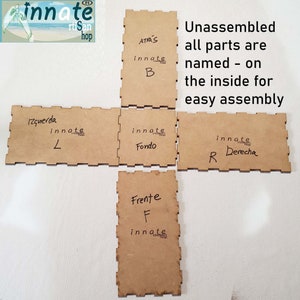 Bank DIY Recycled MDF, Gift, Unassembled Bank, Wood Project, DIY ...