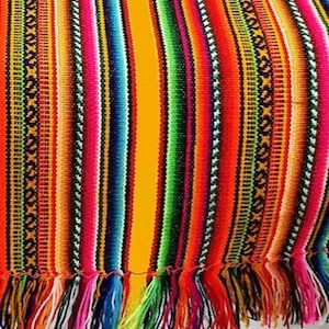 Andean Aguayo Graduation Stole: Ethnic Print Peruvian Scarf - Etsy