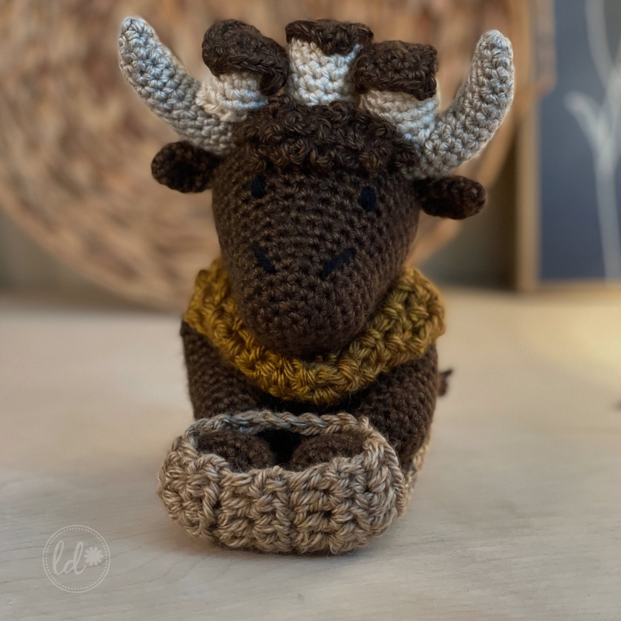 Bison Crochet Pattern | Amigurumi Buffalo Stuffed Animal (PDF Pattern ...