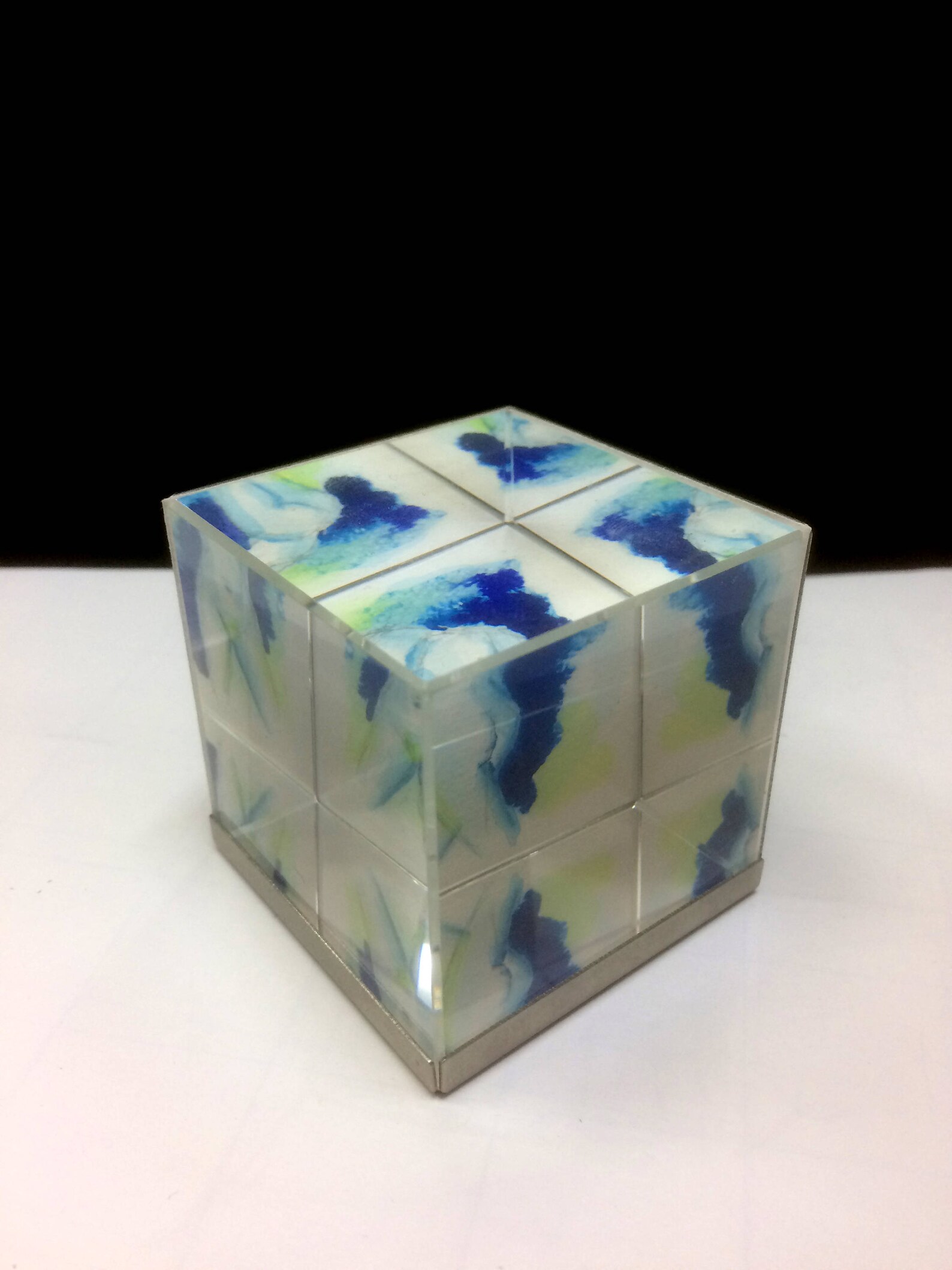 Glass Cube 04 With Aktaquarellen File in Glass Cube Nude Art - Etsy