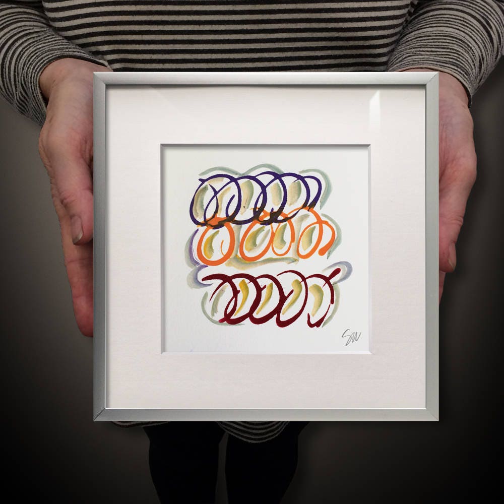Infinite Loop, Watercolor, Pen & Ink - Etsy