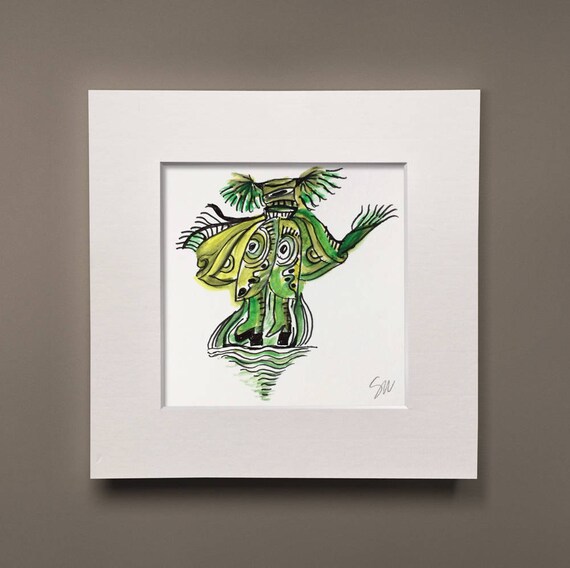 Tiffany Aquarell Feder und Tinte | Etsy