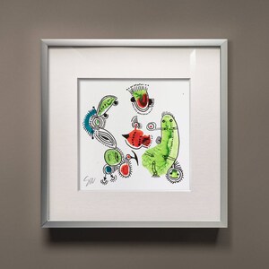 Pick-a-dilly Watercolor Pen & Ink - Etsy