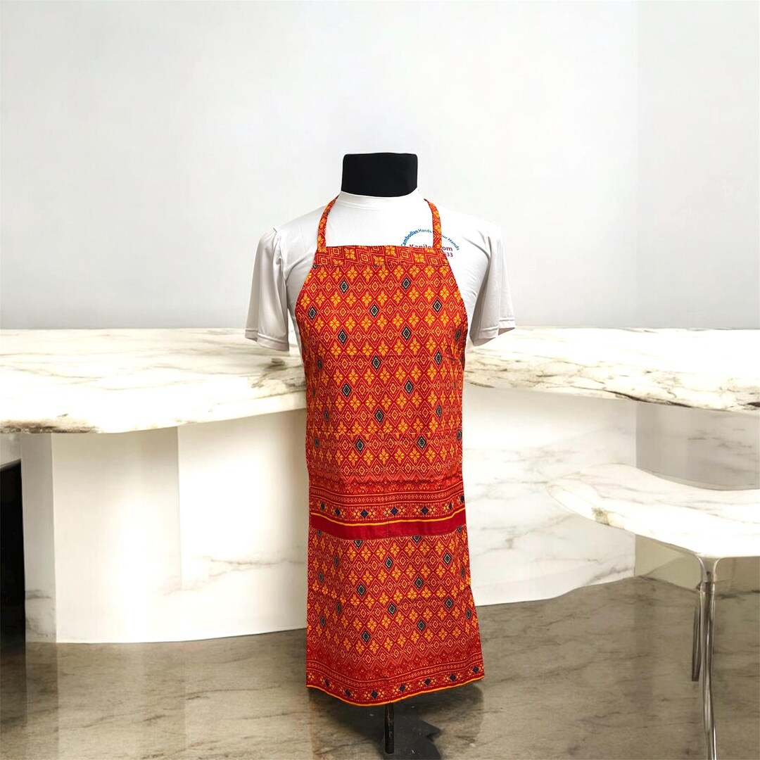 Apron Made in Cambodia, Khmer, Thai, Lao, Asian Style. One Size Fits ...